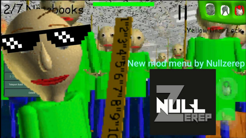 Guide to Baldi's Basics Mod Menu by ROSS'S SUMMER SESSIONS