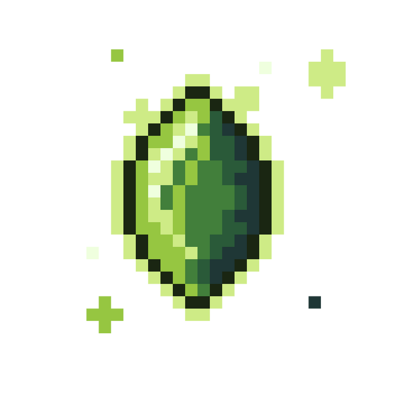 Pixelart Gems (4 colors) 32x32px by GottderFrucht
