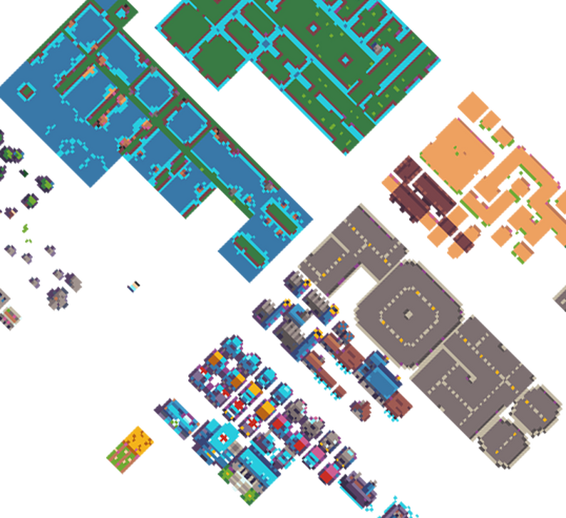 Tiny City Tycoon - Pixel Art Assets [8x8] by nico.go
