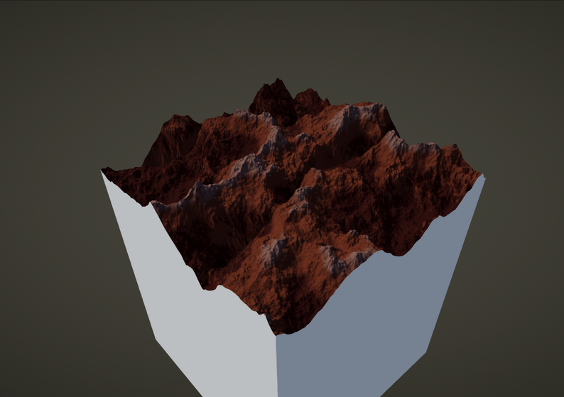 Shader-based procedural terrain by abababbb