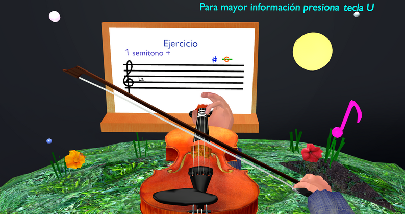 Violín interactivo 3D by ricardomusic
