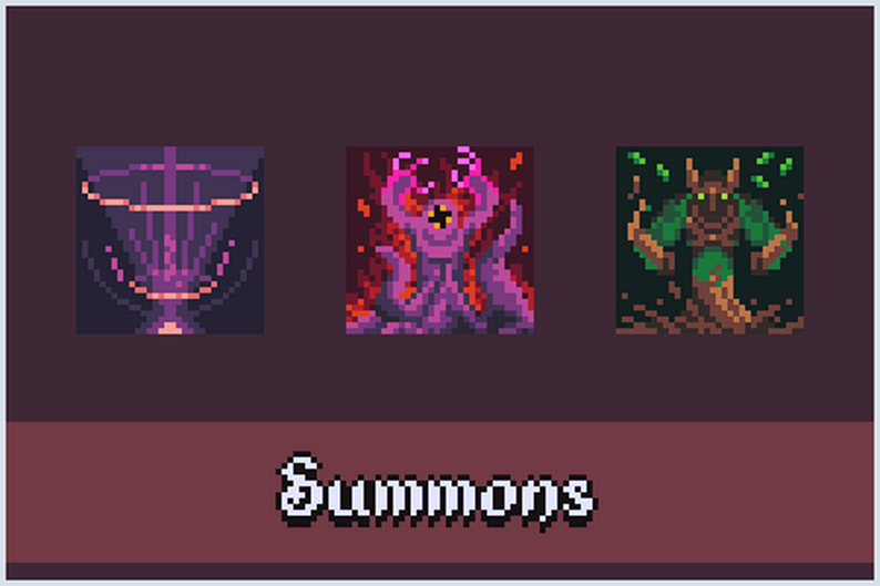Pixel Icons - Spells & Skills by Benvictus