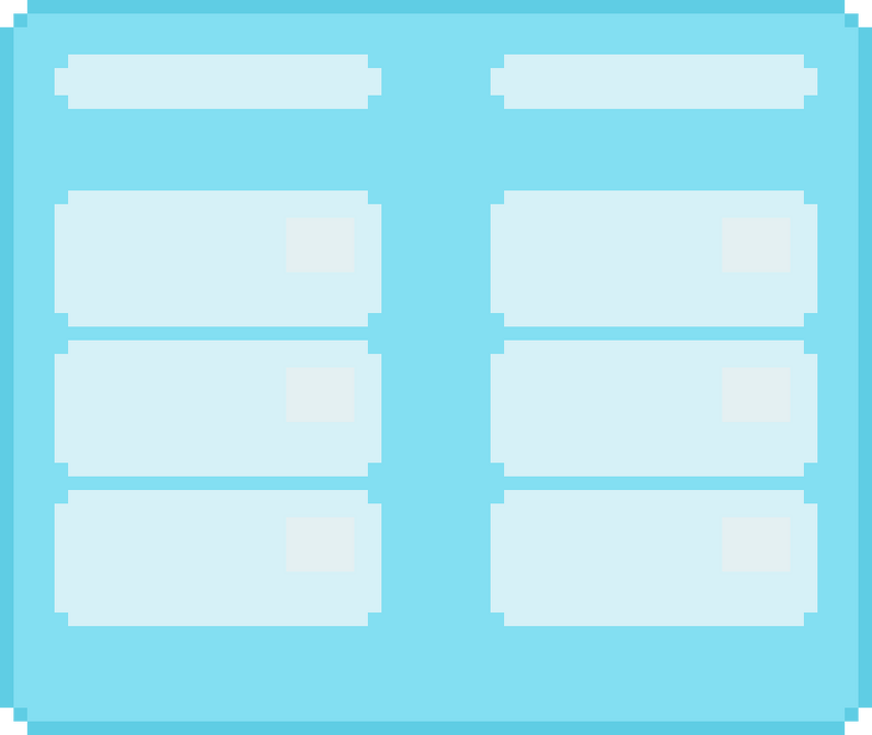 FREE Ui elements and panels blue theme (pixel) by styloo