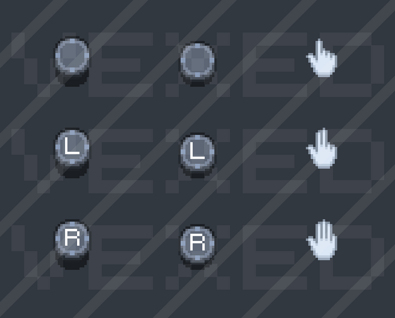 Button Prompt - 16x16 User Interface (Controller, Keyboard, & More) by VEXED