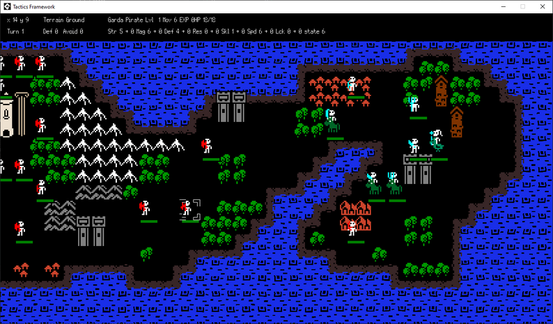 Tactics RPG Framework by Dallago