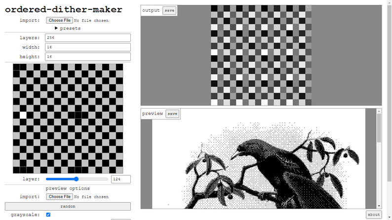 ordered-dither-maker by Sean