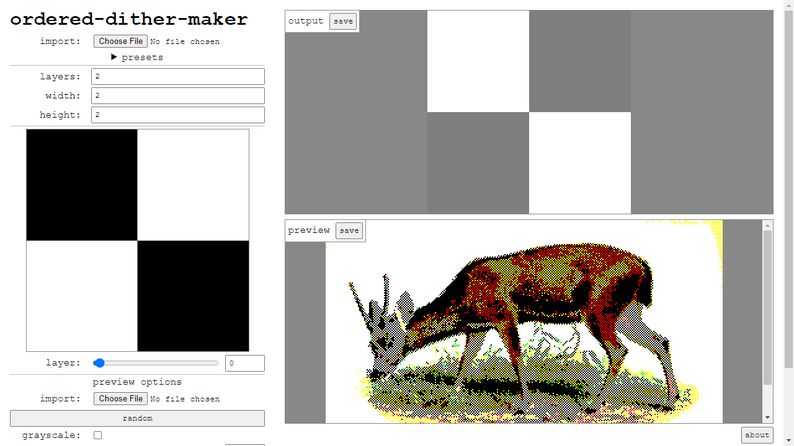 ordered-dither-maker by Sean