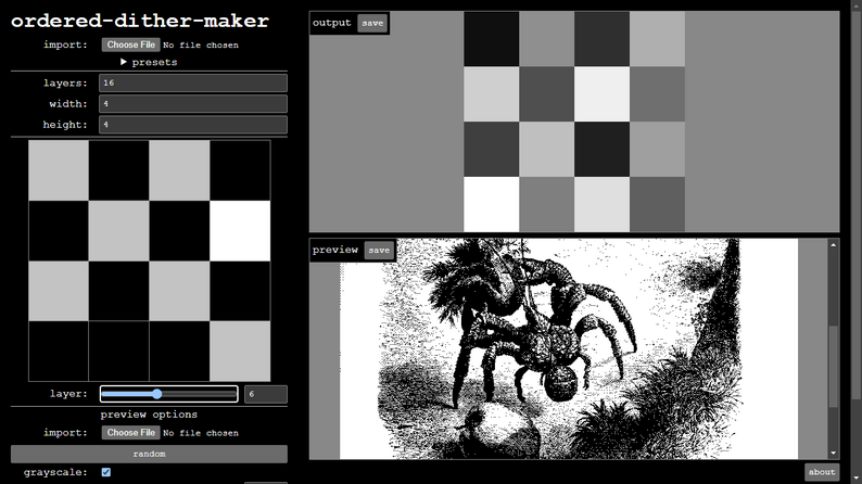 ordered-dither-maker by Sean