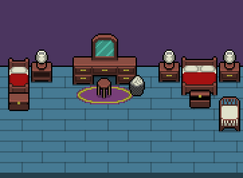 16x16 Pixel Art Top Down Home Pack by Powered By Decaf