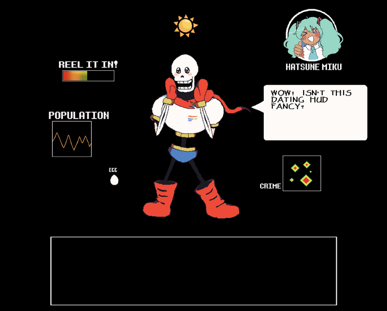 Undertale: A Date With Papyrus by meddykip, dices, cioutar