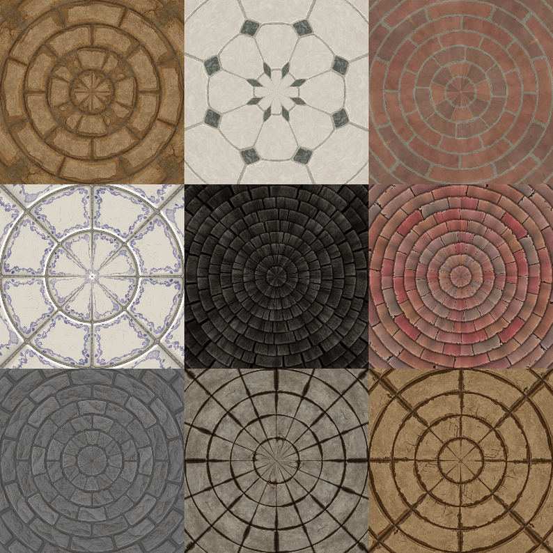 Circular Texture Pack by Screaming Brain Studios