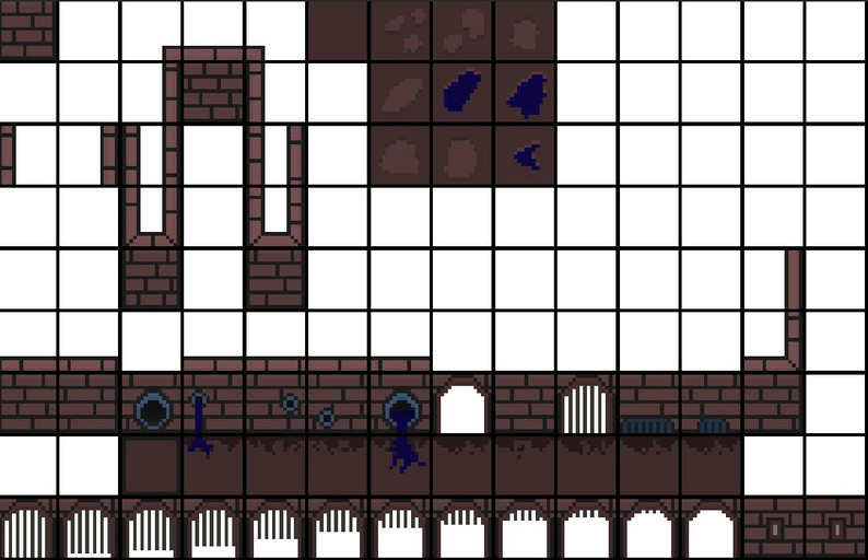 Dungeon game sprite sheets (16x16) by StarSoftware