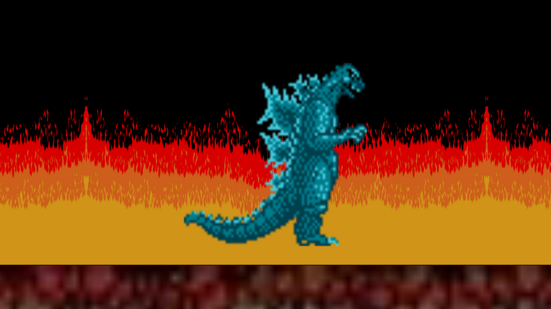 Godzilla NES Godzilla (cancelled project) by Gaming Homer
