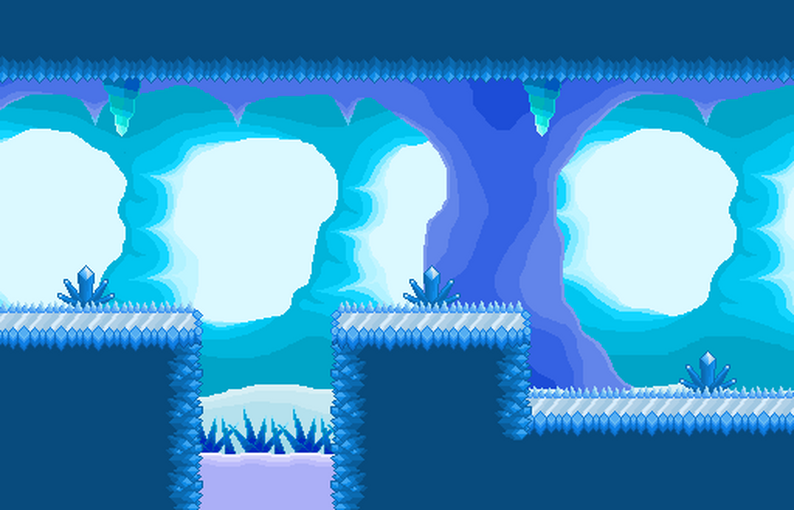 Ice cave tile set by Joe777