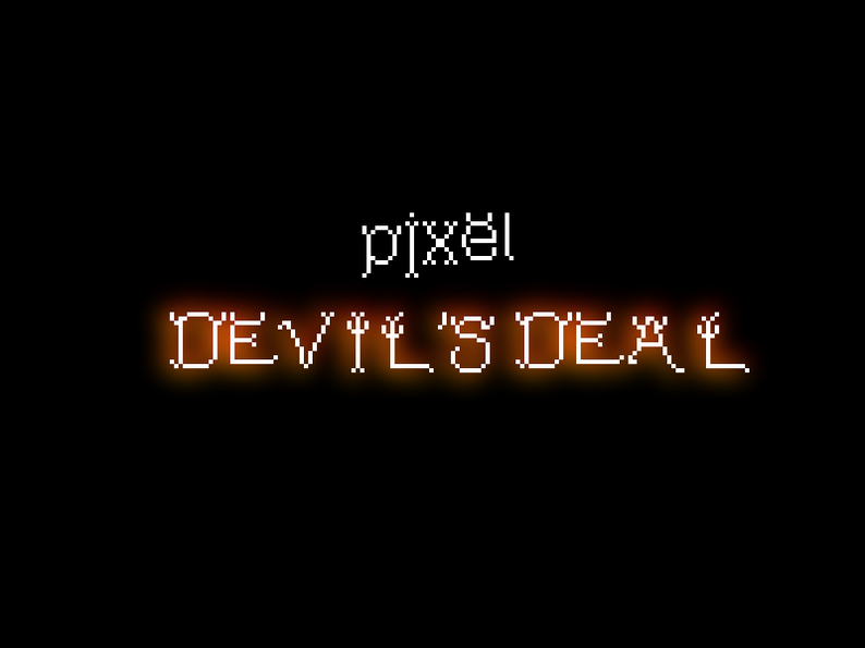 Pixel horror font pack by Druid