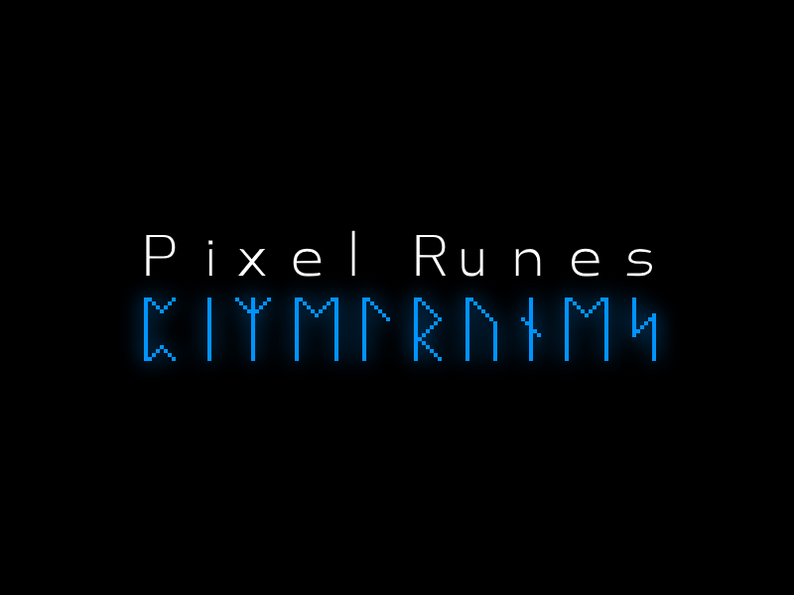 Pixel horror font pack by Druid
