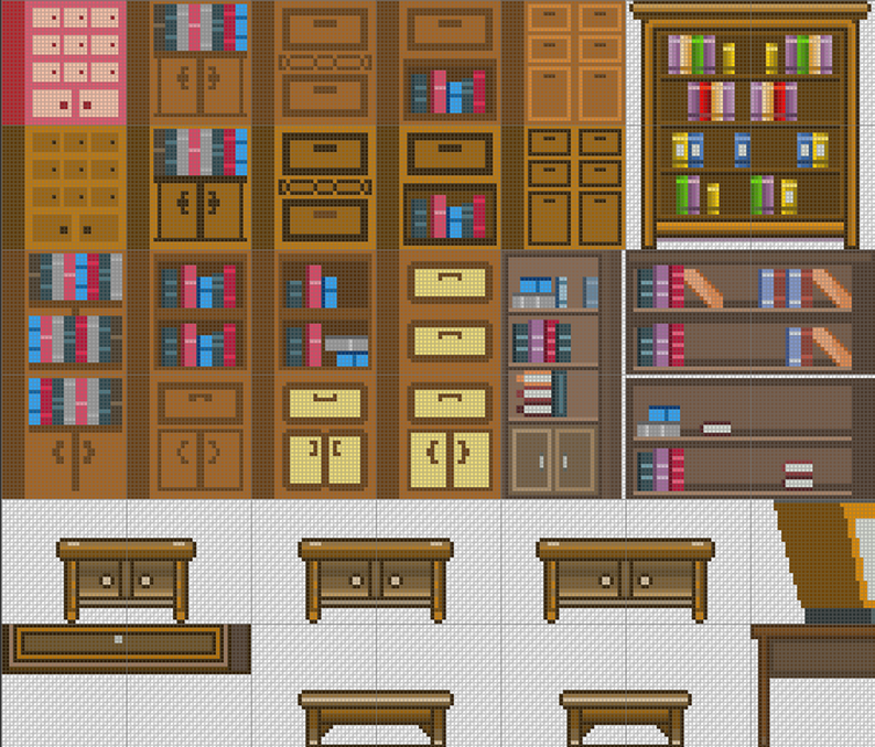 Interior Pixel Art by thehorseman007