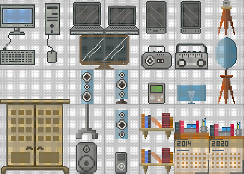 Interior Pixel Art by thehorseman007