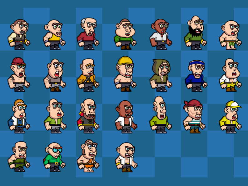 25 vector game characters by cruizrf