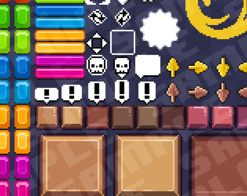 Pixel Art RPG UI Starter Kit by Vennril