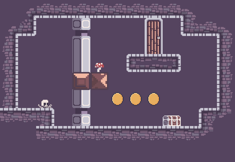 Indoor Castle Platformer Tilemap by GamesJL