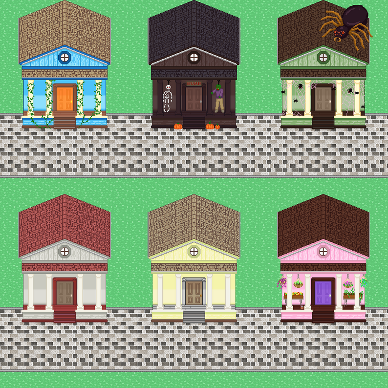 Houses || Pixel Art Asset Pack by Pop Shop Packs