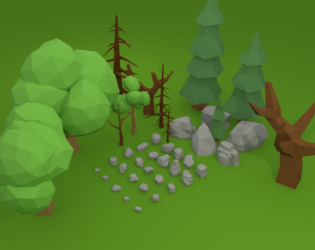 Low Poly Forest Pack by Jaks