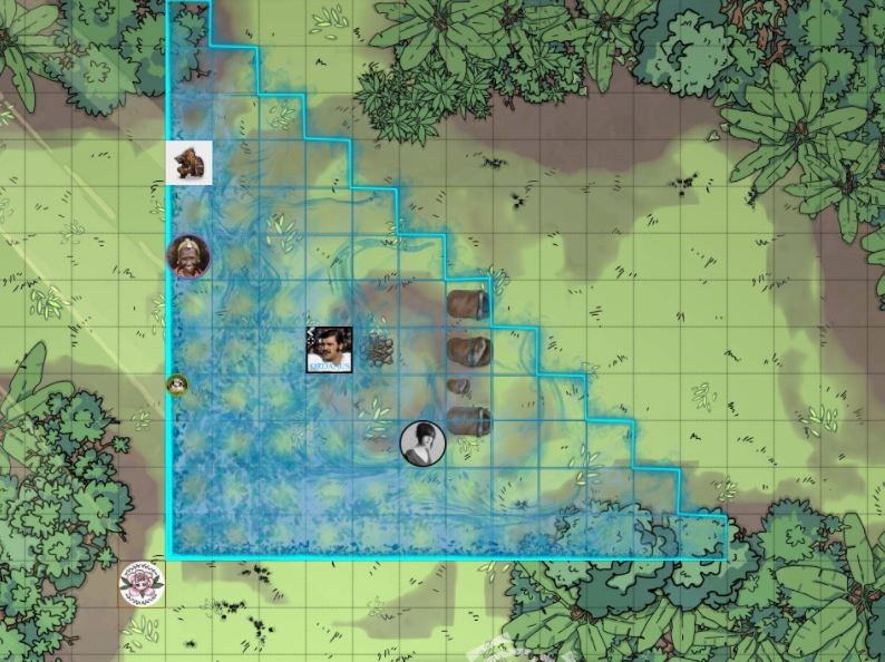 Pathfinder 2e Compatible Spell Template tokens for your Virtual Table ...