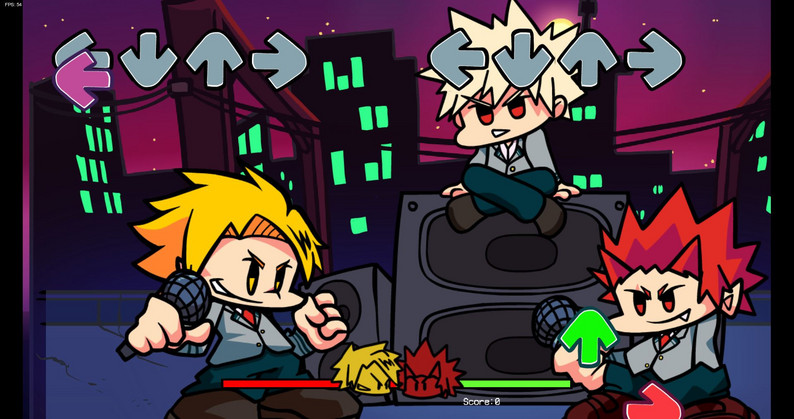 Friday Night Funkin - Kirishima and Bakugou My Hero Academia Skin Mod ...