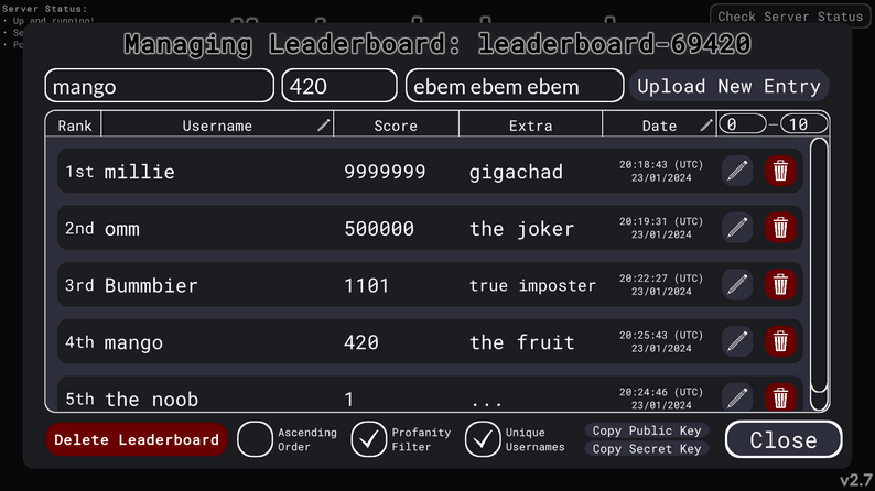 Leaderboard Creator by Danial Jumagaliyev