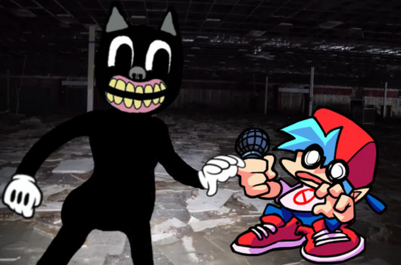 FNF - Vs. Cartoon Cat by LuckyGuy_17