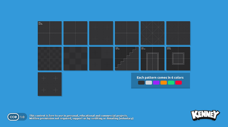 Prototype Textures by Kenney (Assets)