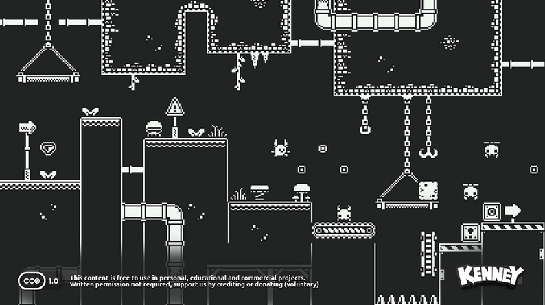 1-Bit Platformer Pack by Kenney (Assets)