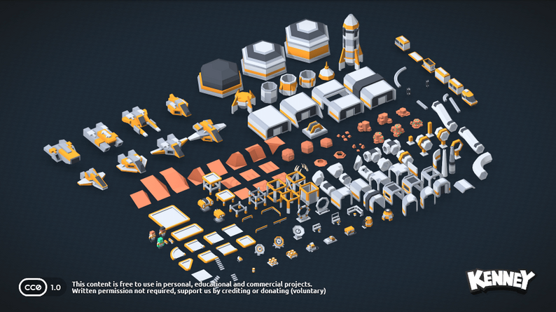 Space Kit by Kenney (Assets)