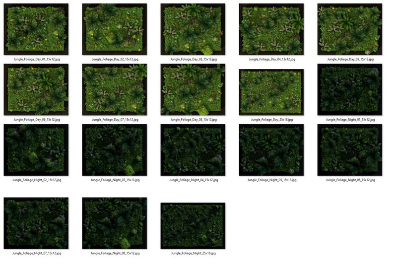 Battle Maps: Jungle Maps for PF2E & other TTRPGs by BasiliskOnline