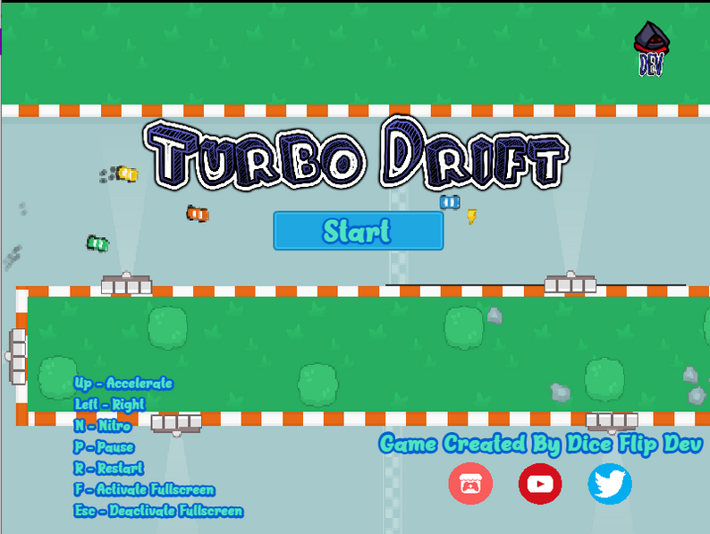 Turbo Drift (2D Racing) by DiceFlip