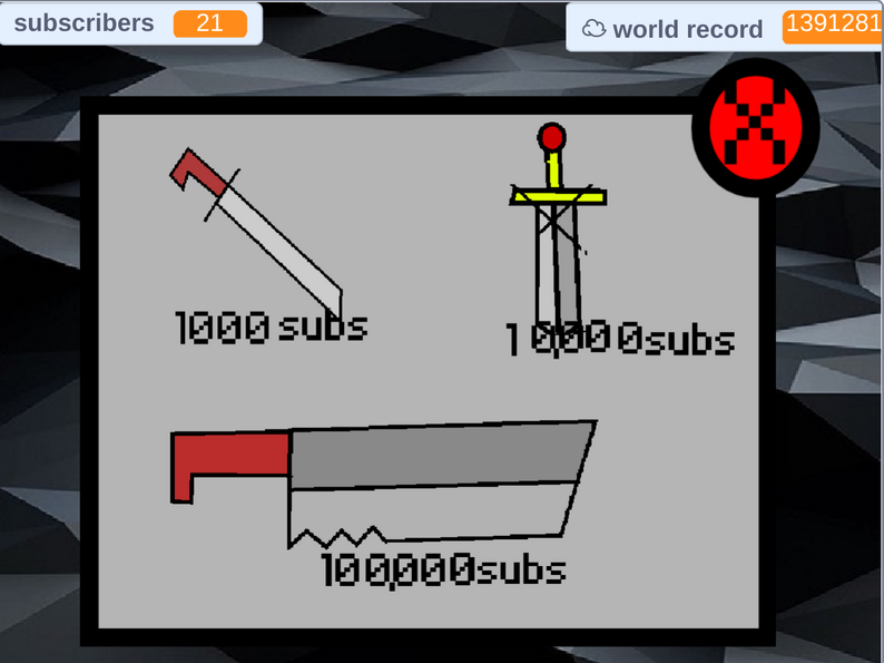 Subscriber clicker by Sharkman454567.