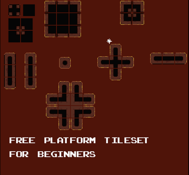 Simple Platformer Tileset 16x16 sprites by BlueBlade