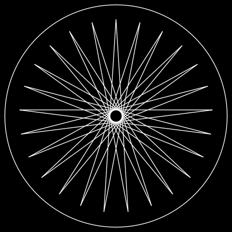 Regular Star Polygon Generator by Écrivouilleur