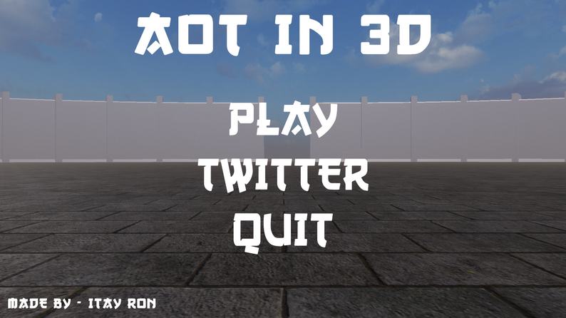 Aot in 3D by Itay Ron