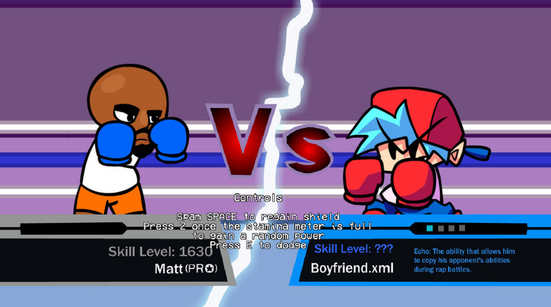 FNF - Vs. Matt Boxing Fight by LuckyGuy_17