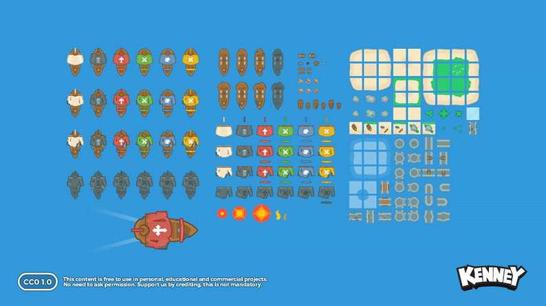 Pirate Pack by Kenney (Assets)