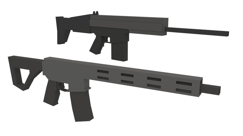 Low Poly Rifle Pack by Jaks