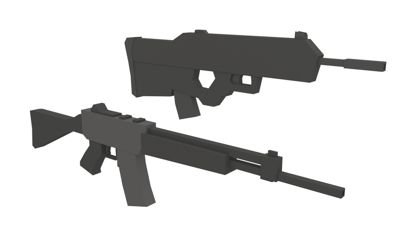 Low Poly Rifle Pack by Jaks