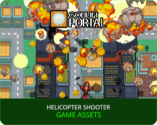 Helicopter Shooter | Game assets by Goblin Portal