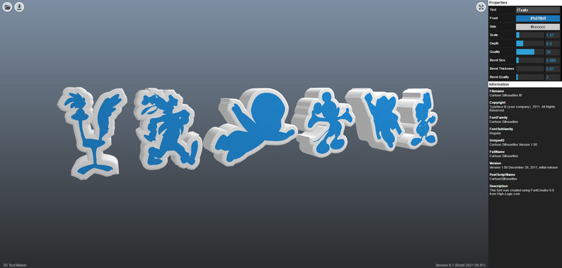 3D Text Maker by Itizso