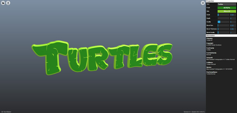 3D Text Maker by Itizso