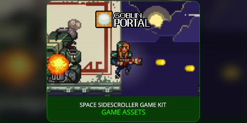 Space Sidescroller Game Kit by Goblin Portal