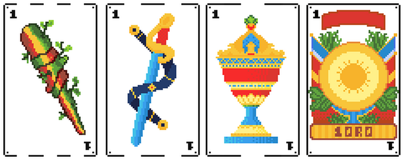 Pixel Card Deck by Fran-Ko