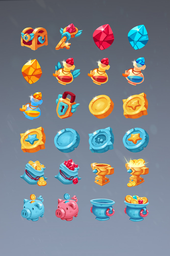 Treasure Icons Pack by PulsarX Studio